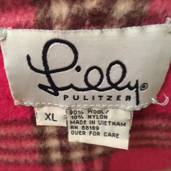 Lilly Pulitzer | Jackets & Coats | Lilly Pulitzer 9 Wool0 Nylon Coat ...